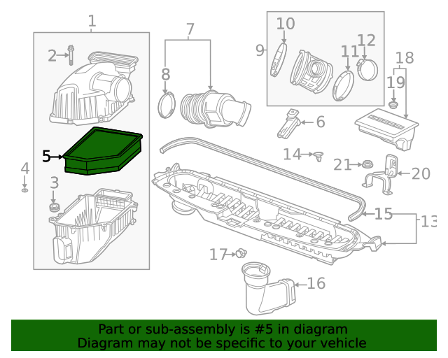 2024 GM (Replaces 84554703) Air Filter 85614334 GM | GMPartsDirect.com