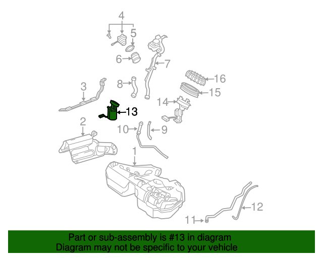 211-470-17-94 - Fuel Pump Assembly 2003-2008 Mercedes-Benz | Mercedes ...