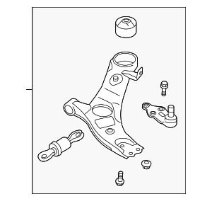 2021-2023 Hyundai Santa Fe Lower Control Arm 54500-S1AA0 | Retail ...