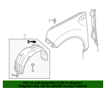 84220 C2000 Fender Liner Retainer 2016 2024 Kia Kia Cheap Parts