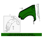 66321-K0000 - Fender 2020-2025 Kia Soul | Kia.Parts Store