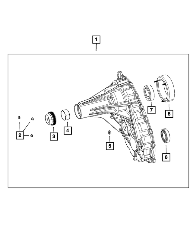 MOPAR REAR CASE - 68405592AA - 68405592AA | Mopar Online Parts