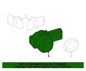 66209826971 - 2019-2022 BMW X5 Park Sensor (66-20-9-826-971) | BMW of ...