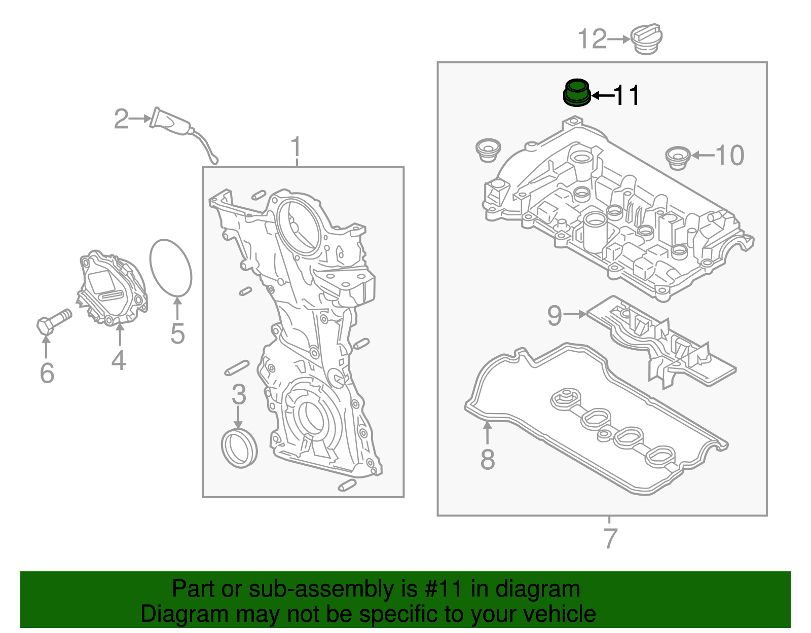 PE01-10-2D5 - Engine Valve Cover Washer Seal 2012-2025 Mazda | Mazda ...