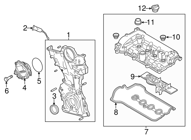 2018-2024 Mazda Valve Cover PYFA-10-210A | OEM Parts Online
