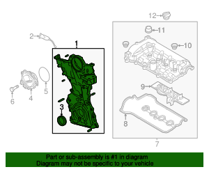 PYFA-10-500 - Engine Timing Cover - 2017-2023 Mazda | MazdaSwag