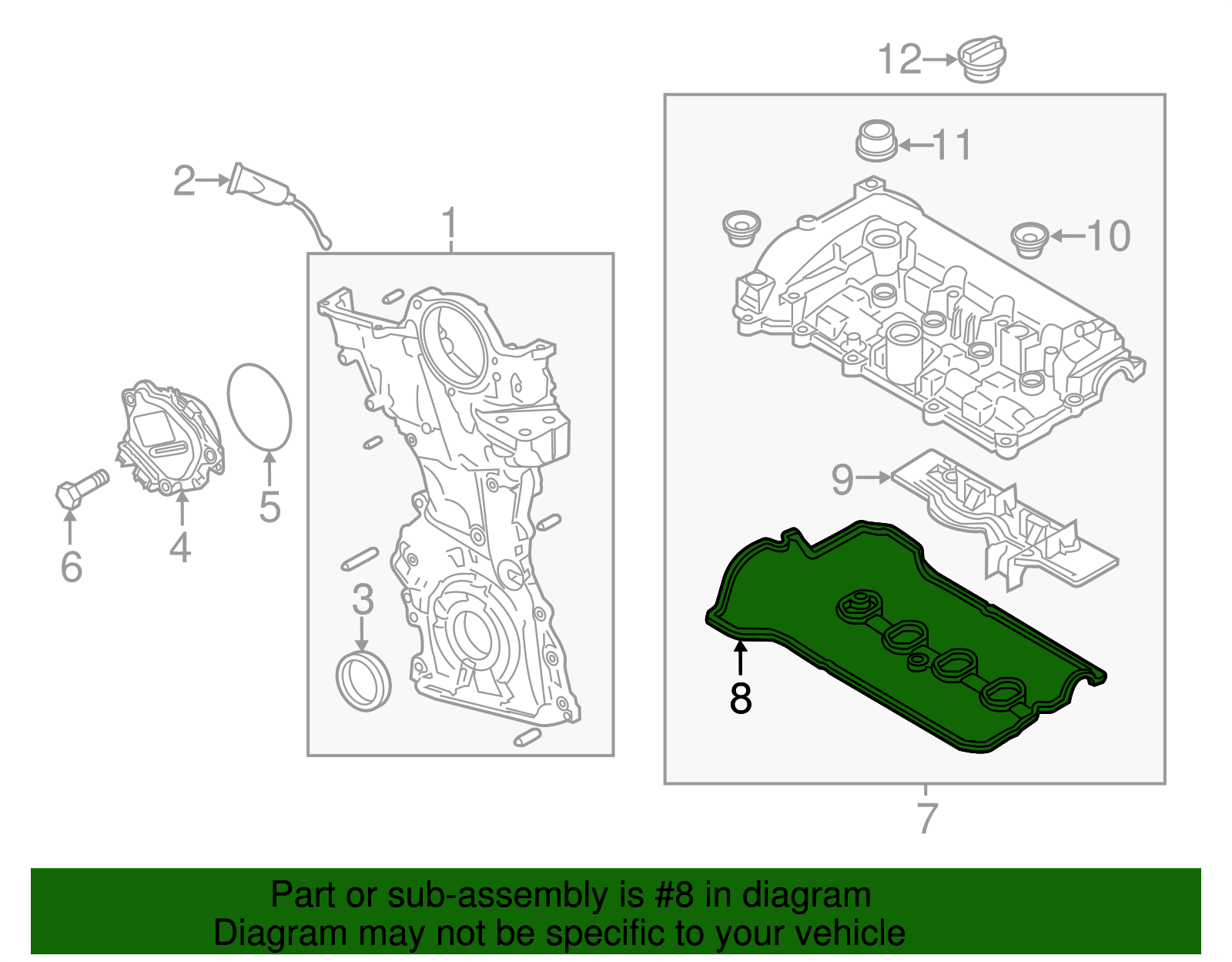 2018-2025 Mazda Valve Cover Gasket PYFA-10-235 | OEM Parts Online