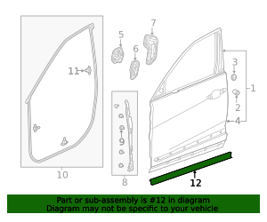 2019-2025 Acura RDX Lower Seal 72327-TJB-A01 | Acura Parts World