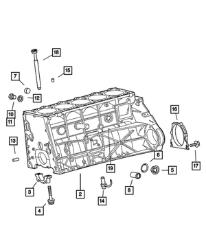 2003-2006 Dodge Piston Oil Cooler Jet 5073895AA | MyMoparParts