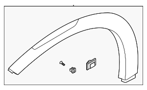 2020-2022 Hyundai Venue Wheel Opening Molding 87712-K2000-CA | OEM ...