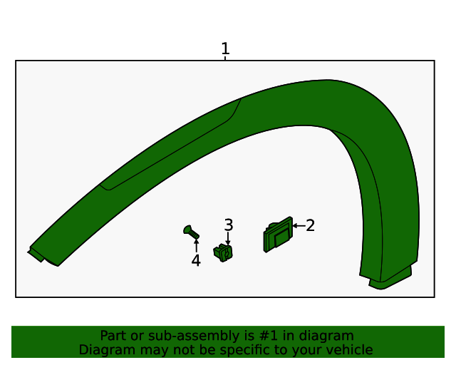 Genuine Wheel Opening Molding for 2020-2024 Hyundai Venue | Part# 87711 ...