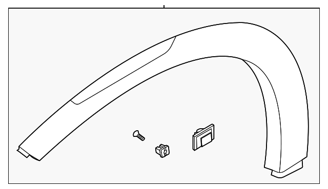 Genuine Wheel Opening Molding for 2020-2024 Hyundai Venue | Part# 87711 ...