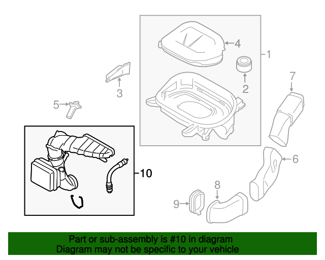 2015-2017 BMW X3 Outlet Tube 13718517608 | OEM Parts Online