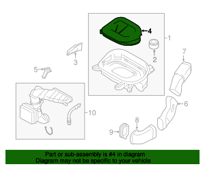 13-71-7-811-026 - Air Filter 2015-2017 BMW X3 | AutoNationParts.com
