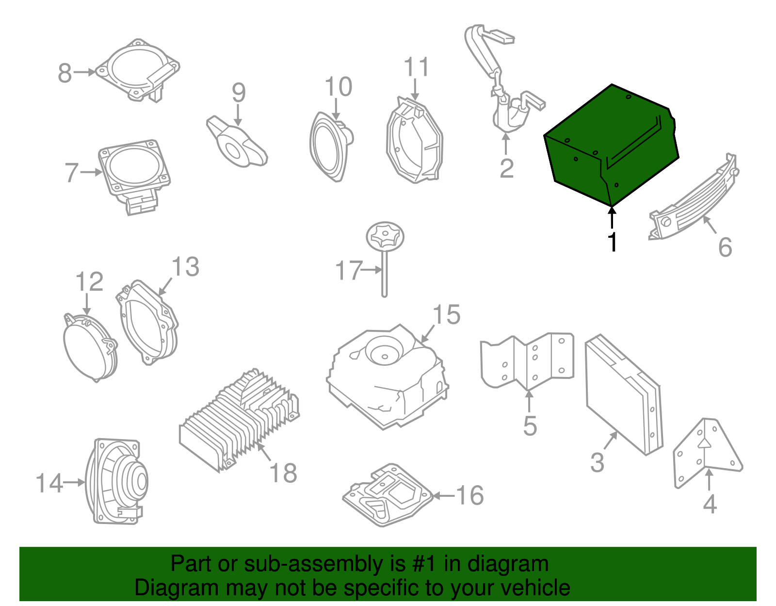 2017-2020 Infiniti QX60 Controller 28330-5ZA1A | Faulkner Infiniti of ...