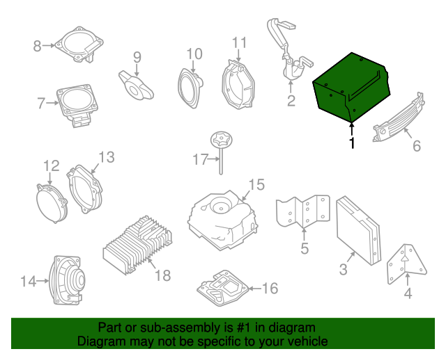 2017-2020 Infiniti QX60 Controller 28330-9PB0A | INFINITI Parts ...