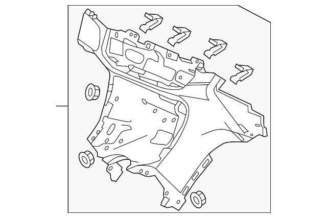 77290-T2F-A11ZA - Cover Assembly, Center (Lower) *YR449L* (Cashmere ...