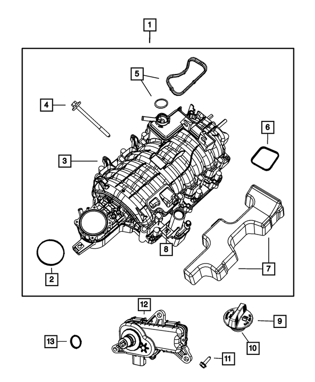2009-2024 Mopar Intake Manifold Kit 68194114AC | MyMoparParts