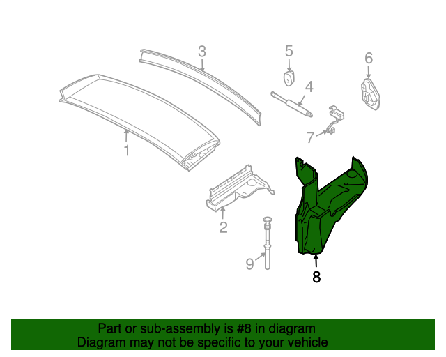 Genuine BMW 54-31-7-053-456 | Drip Channel | FREE Shipping on Most ...