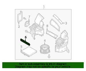 2016-2020 Toyota Filter Cover 88548-WB001 | OEM Parts Online