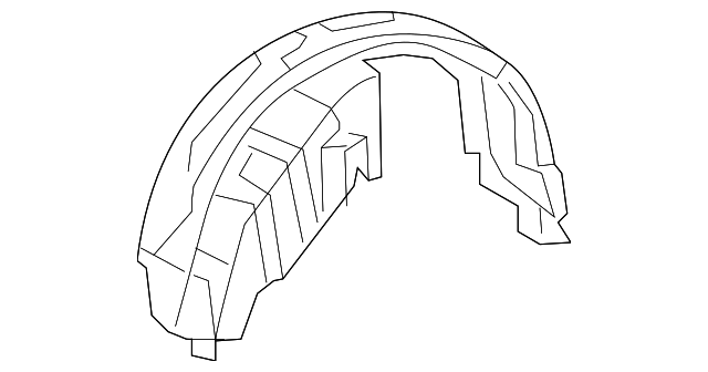 2007-2011 Toyota Camry Wheelhouse Liner 65638-06010 | OEM Parts Online