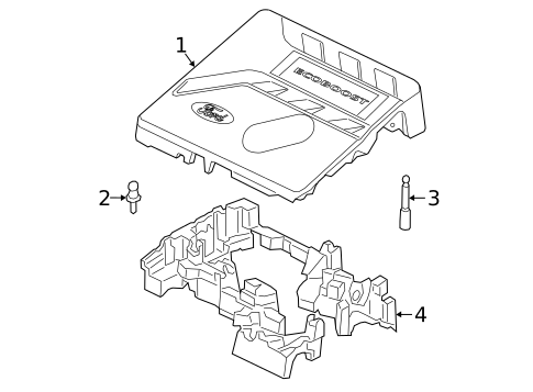 Engine Appearance Cover for 2022 Ford Escape | QuirkParts
