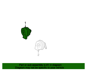 006-542-78-20 - Horn 1993-2014 Mercedes-Benz | Mercedes-Benz USA Parts