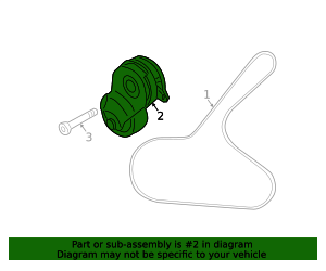 11955-5RF0A - Accessory Drive Belt Tensioner Assembly 2018-2024 Nissan ...