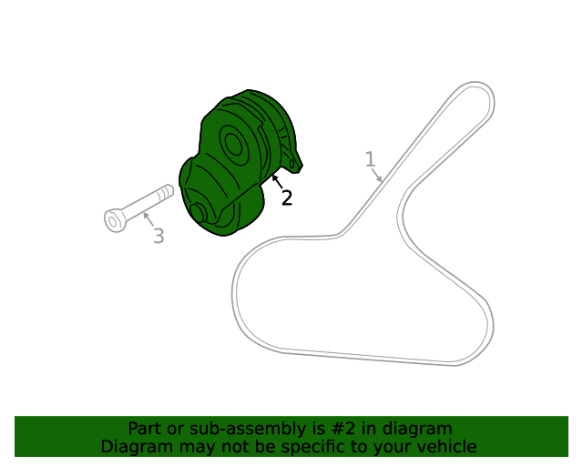 2018-2023 Nissan Tensioner 11955-5RF0A | Nissan Parts Plus