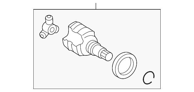 2000-2013 Toyota Inner Joint 43403-0W031 | Toyota Parts Center