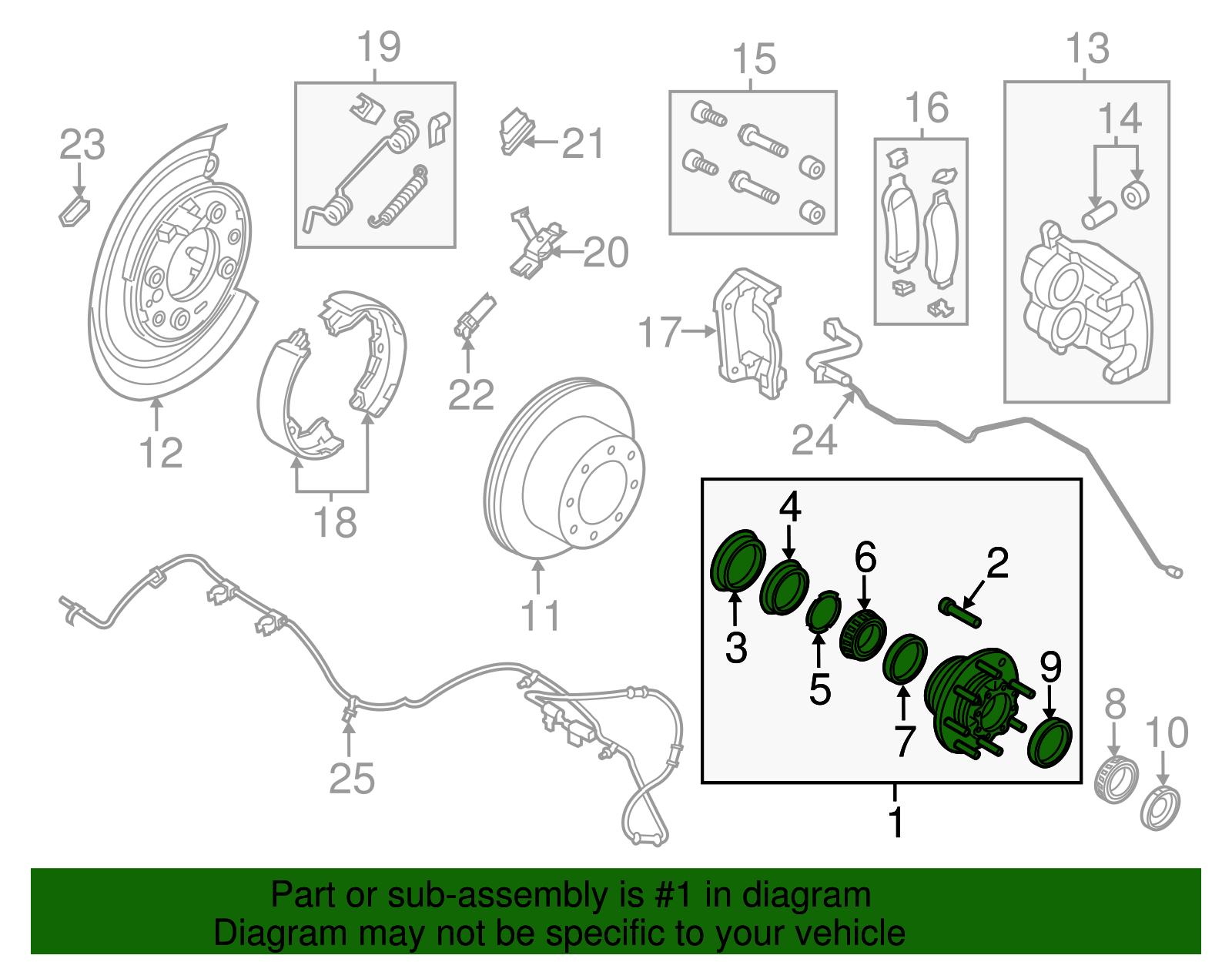 2010-2016 Ford Motorcraft™ Hub HUB-402 | OEM Parts Online