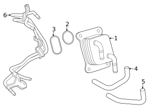 Genuine Toyota Oil Cooler part# 15710-31101 for 2022-2024 Toyota ...