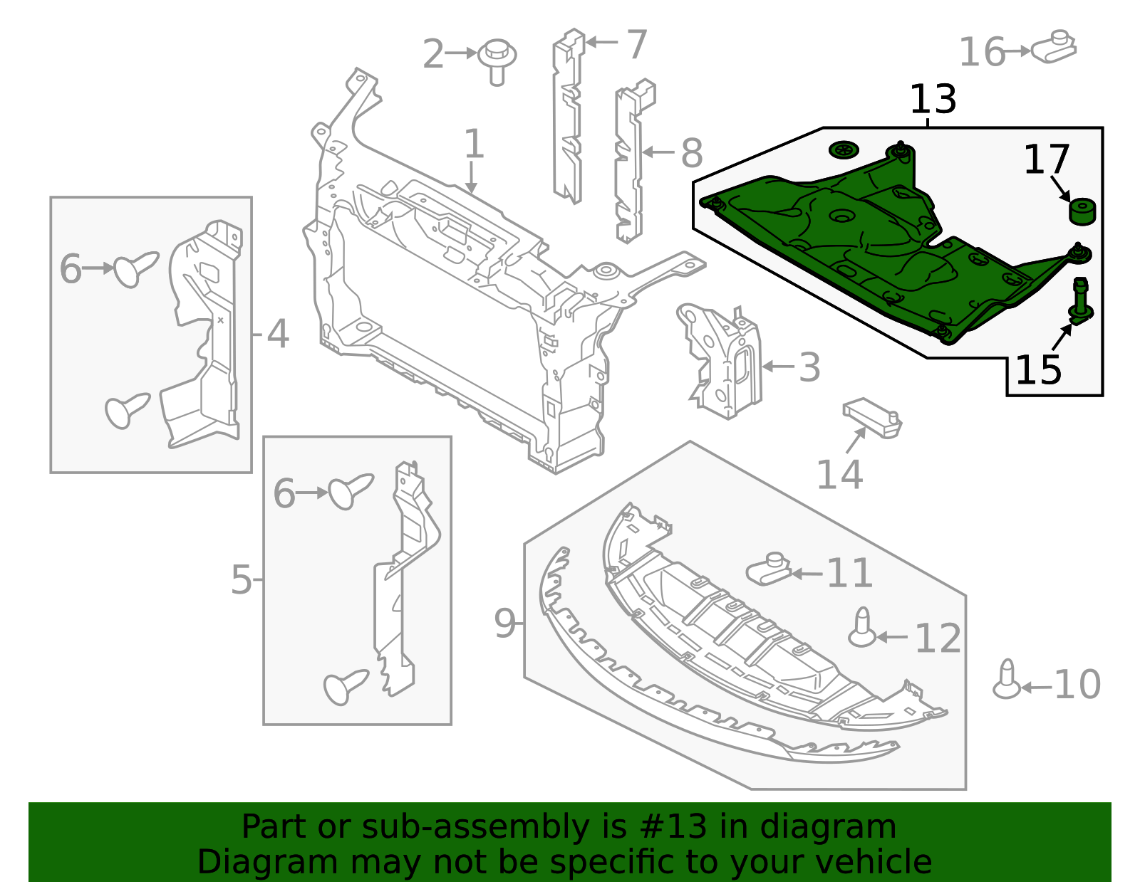 AG1Z-8327-A - Lower Deflector - 2010-2019 Ford | Lasco Auto Parts