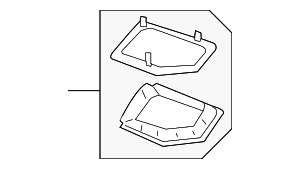 25809428 - Plenum Lower Panel Water Deflector 1999-2020 GM | GMPartsNow