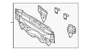 2018-2019 Toyota Prius C Rear Body Panel 58307-52700 | Toyota Parts Center