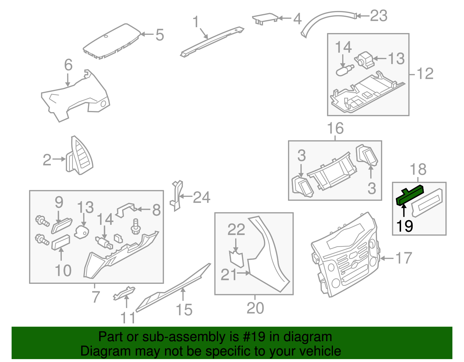 68246-5ZW0A - 2017 Nissan Armada - Lower Cover | Anicra Nissan Parts