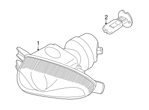 2000-2005 Jaguar Fog Lamp Assembly C2S1740 | OEM Parts Online
