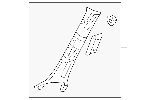 39835214 - Windshield Pillar Trim - 2017-2020 Volvo | Volvo OEM Parts ...