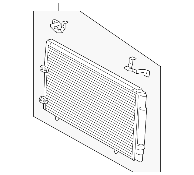 88460-06140 - A/C Condenser - 2002-2008 Toyota | OEMGenuineParts.com