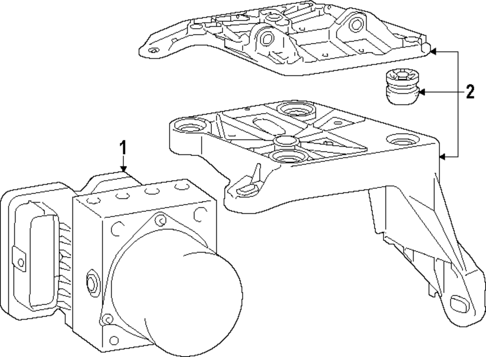 2023-2024 Subaru Solterra | 2023-2024 Subaru Solterra - Mount Bracket ...
