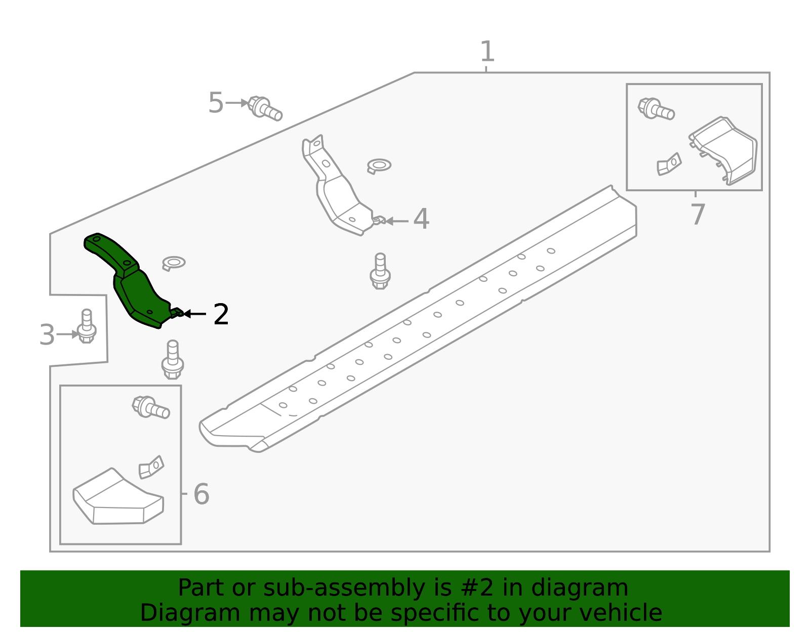 KB3Z-16A506-D - Front Bracket 2019-2024 Ford | Ford Parts Direct