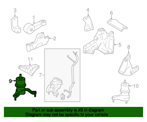 12362-0P090 - Side Mount 2012-2018 Toyota | Ourisman Toyota Parts