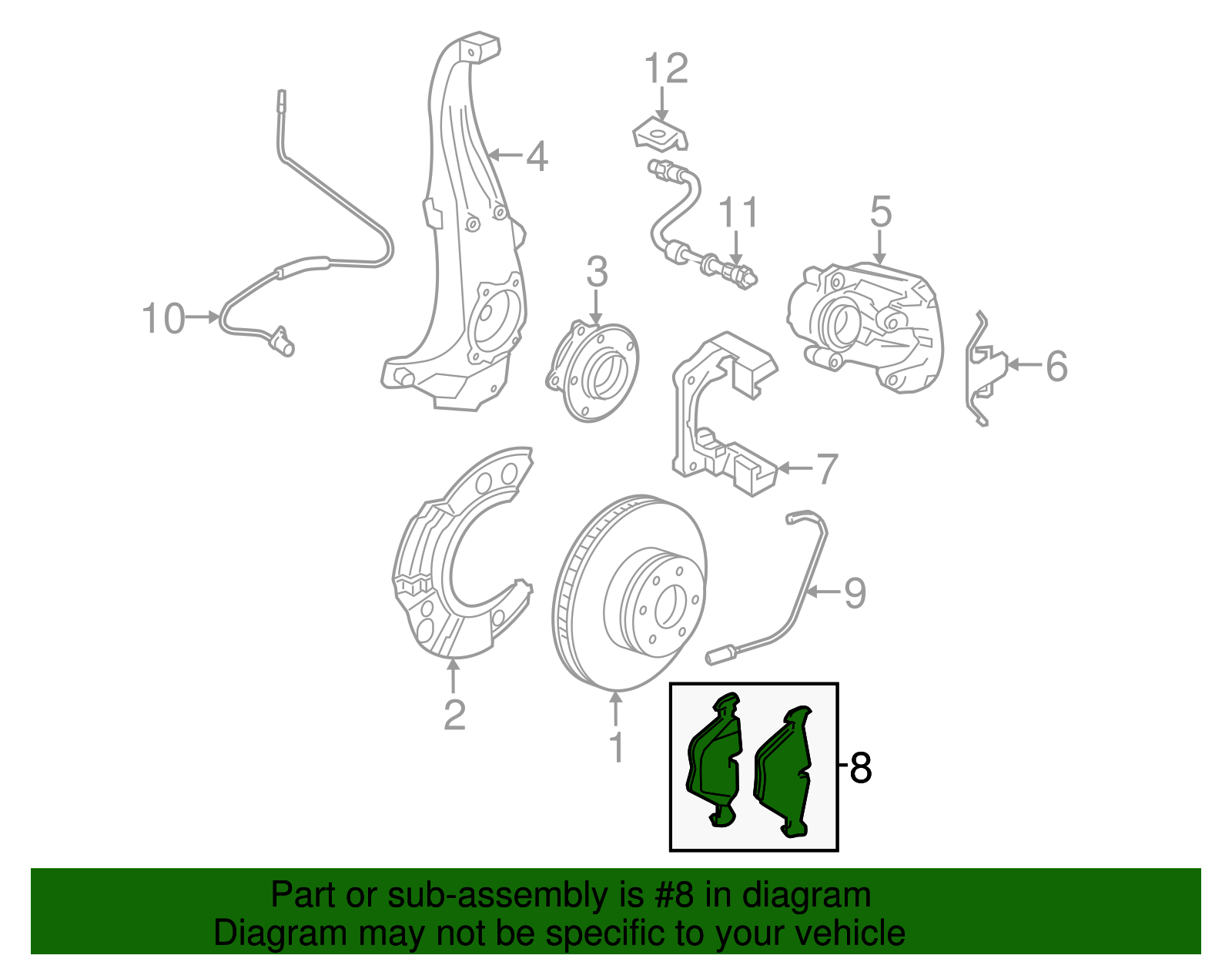 Genuine BMW 34-11-8-847-063 | Brake Pads | FREE Shipping on Most Orders ...