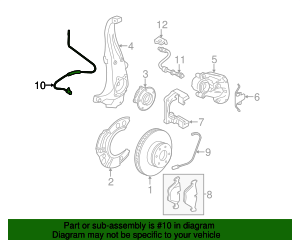 34526784902 - 2010-2019 BMW ABS Sensor (34-52-6-784-902) | BMW of South ...