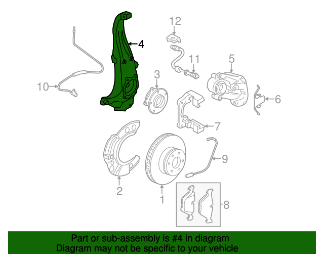 31-21-6-777-751 - Knuckle - 2011-2019 BMW | Buy BMW Parts Now