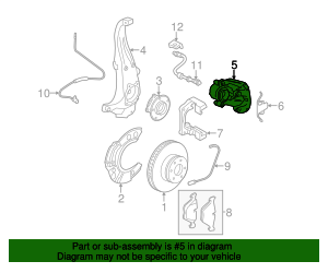 2011-2019 BMW | Disc Brake Caliper | 34116792689 | BMW OEM Parts Store