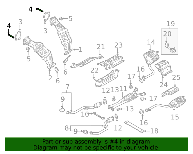 2016-2024 Hyundai Converter Stud 28515-2A100 | OEM Parts Online