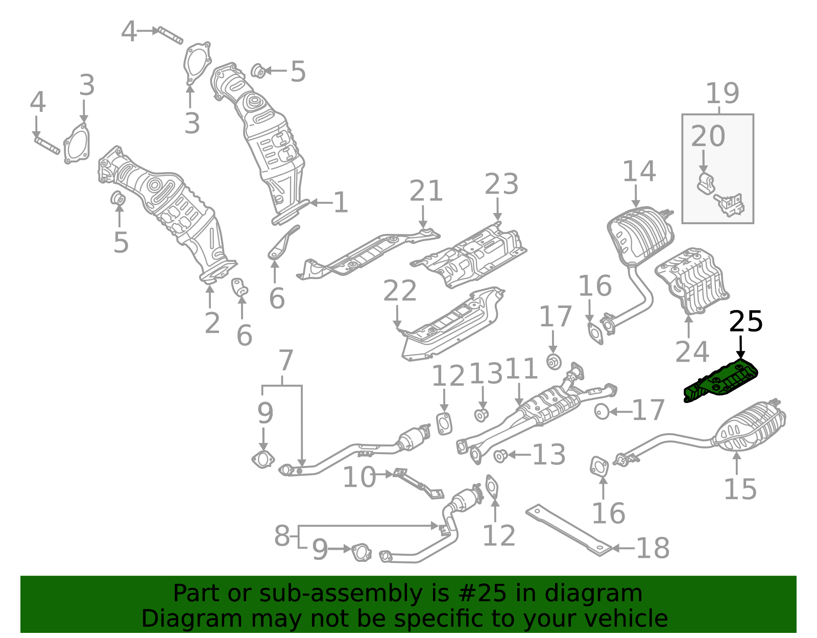 2019-2025 Genesis G70 Heat Shield 28795-J5000 | AutoNationParts.com