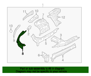 2015-2017 Hyundai Upper Extension 64547-B1000 | OEM Parts Online