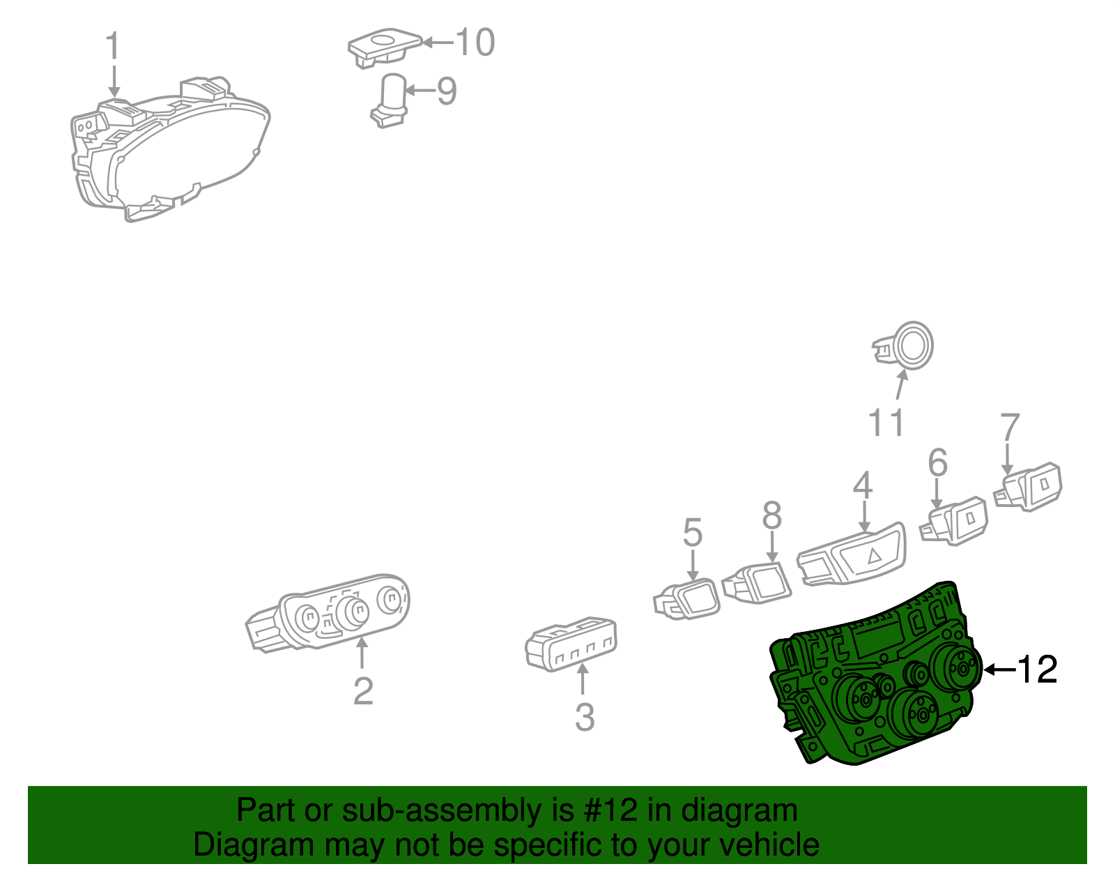 42575099 - 2019-2022 Chevrolet Trax - Heating and Air Conditioning ...